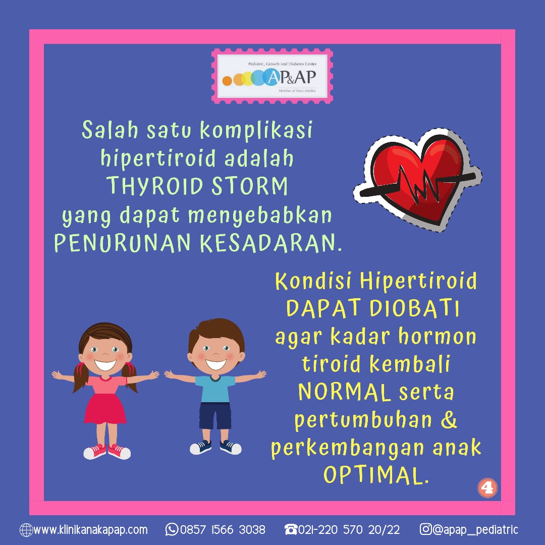 MEMPERINGATI HARI TIROID DUNIA – HIPERTIROID – Klinik Anak AP&AP Jakarta