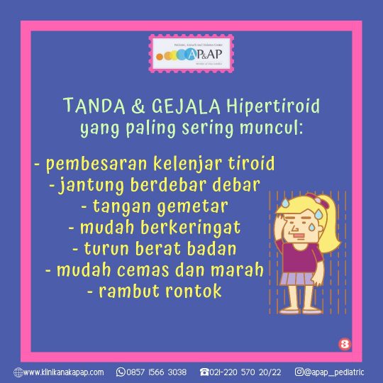 MEMPERINGATI HARI TIROID DUNIA – HIPERTIROID – Klinik Anak AP&AP Jakarta